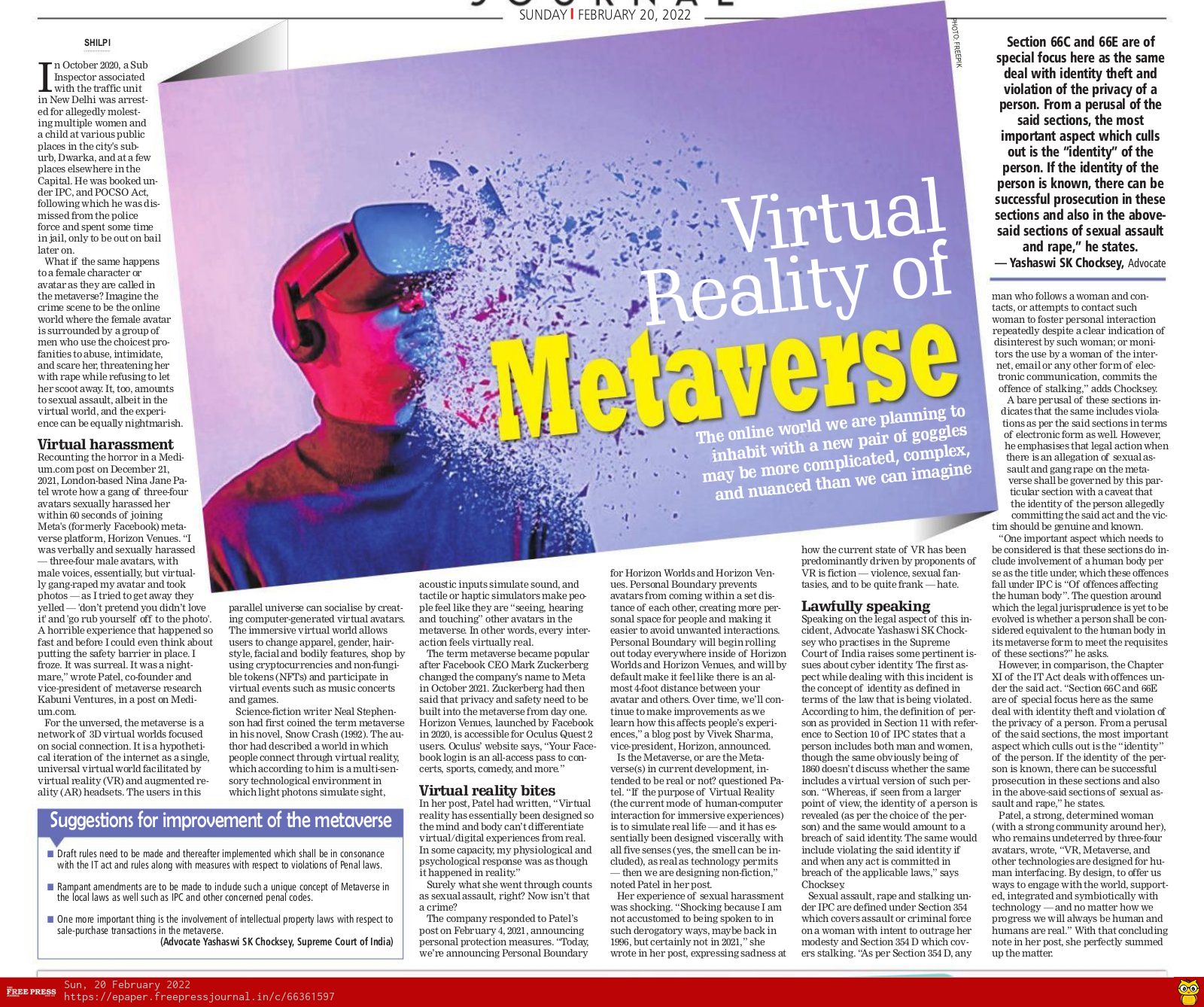 The good, the bad and the ugly of being in Metaverse | mindthegapalways